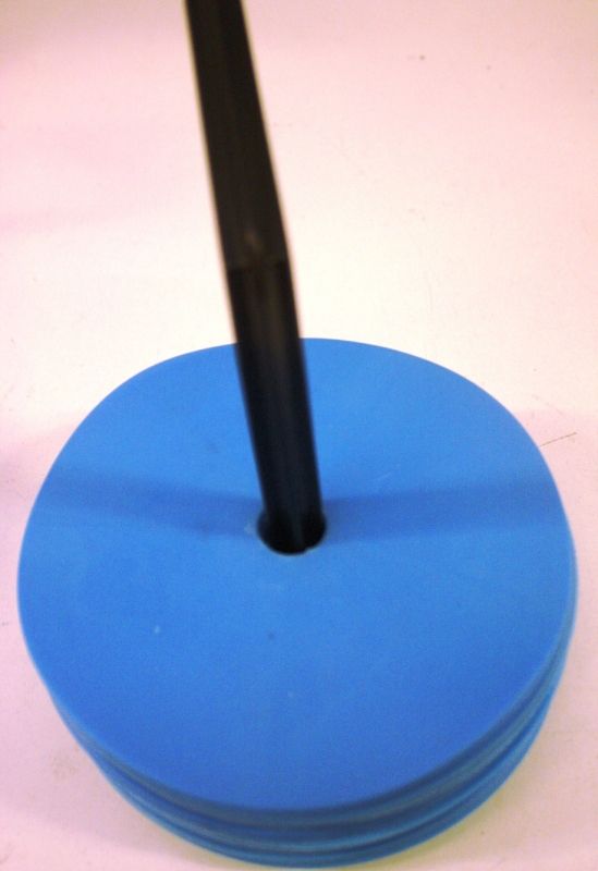 Köp Platta koner 20 pack, blå med hållare på bobokonen.se